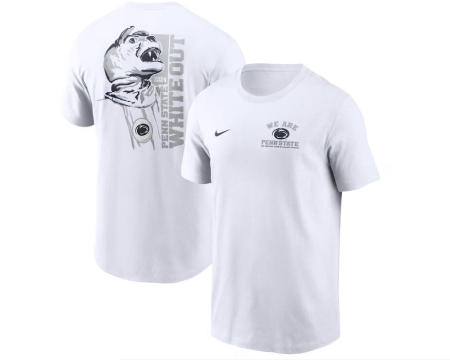 Penn State Athletics Releases Official 2024 White Out Shirt | Onward State