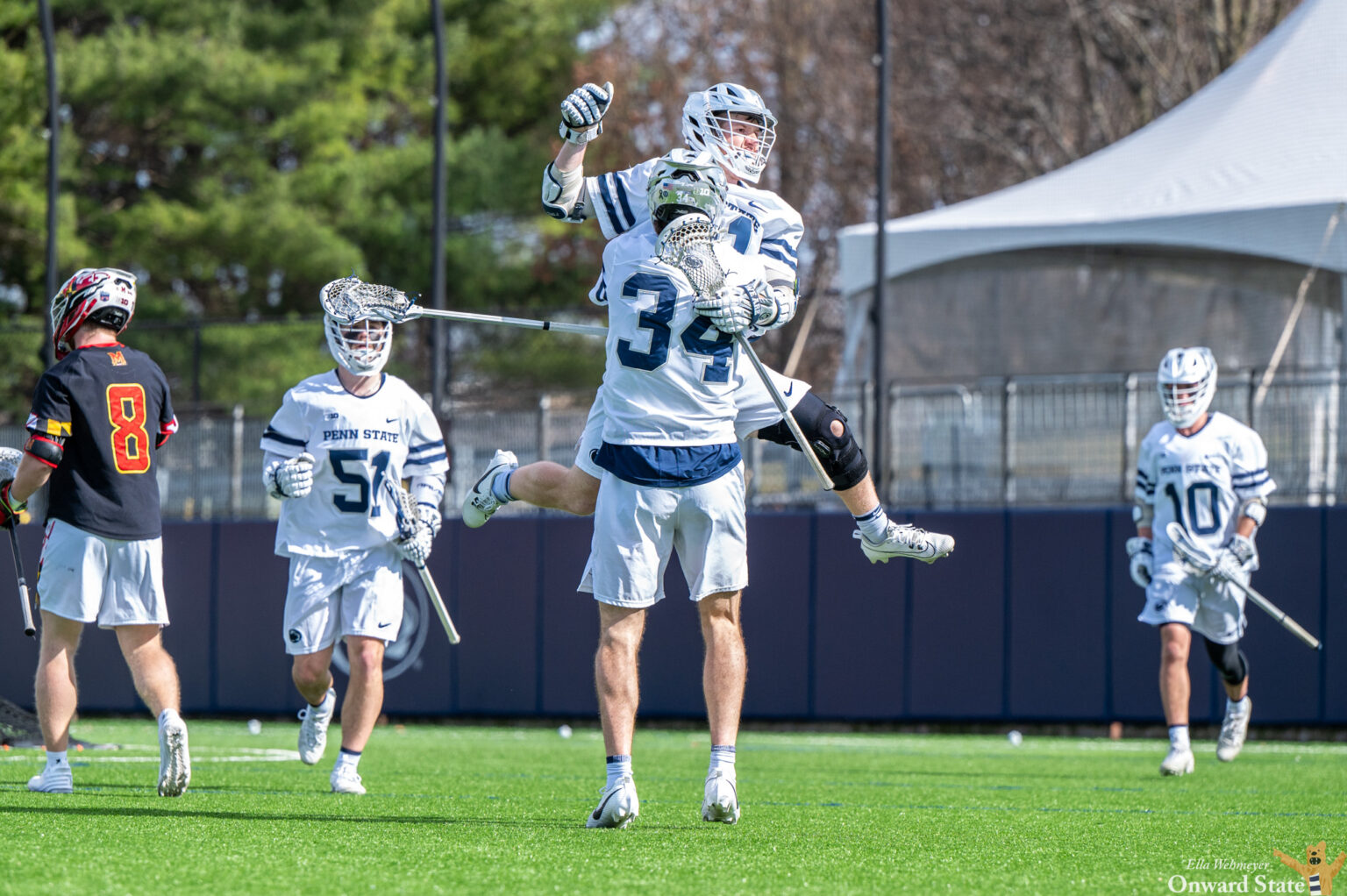 No. 15 Penn State Men's Lacrosse Defeats No. 7 Johns Hopkins 16-8 In ...