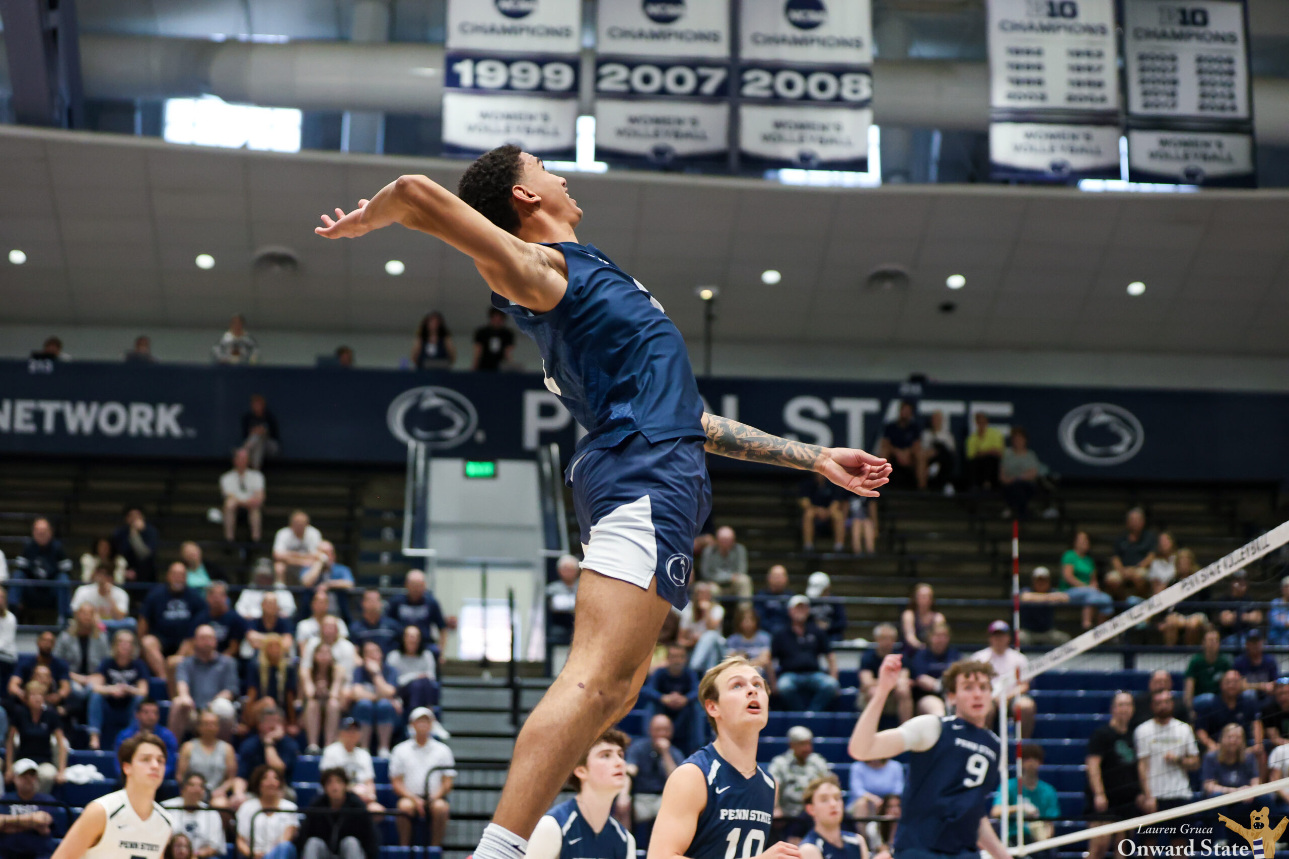 No. 15 Penn State Men's Volleyball Defeats George Mason 3-2 In Five-Set ...